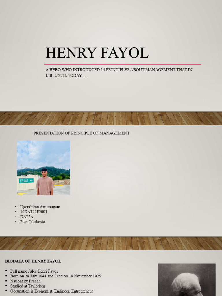 Henry Fayol | PDF
