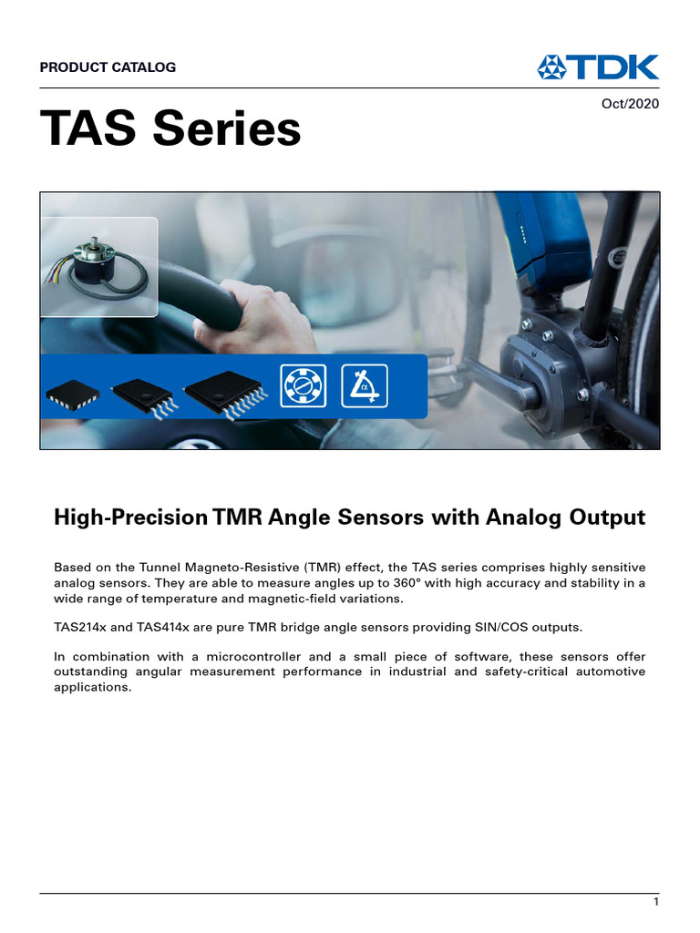 Sensor Angle-tmr-Angle Tas en | PDF | Sensor | Analog To Digital Converter