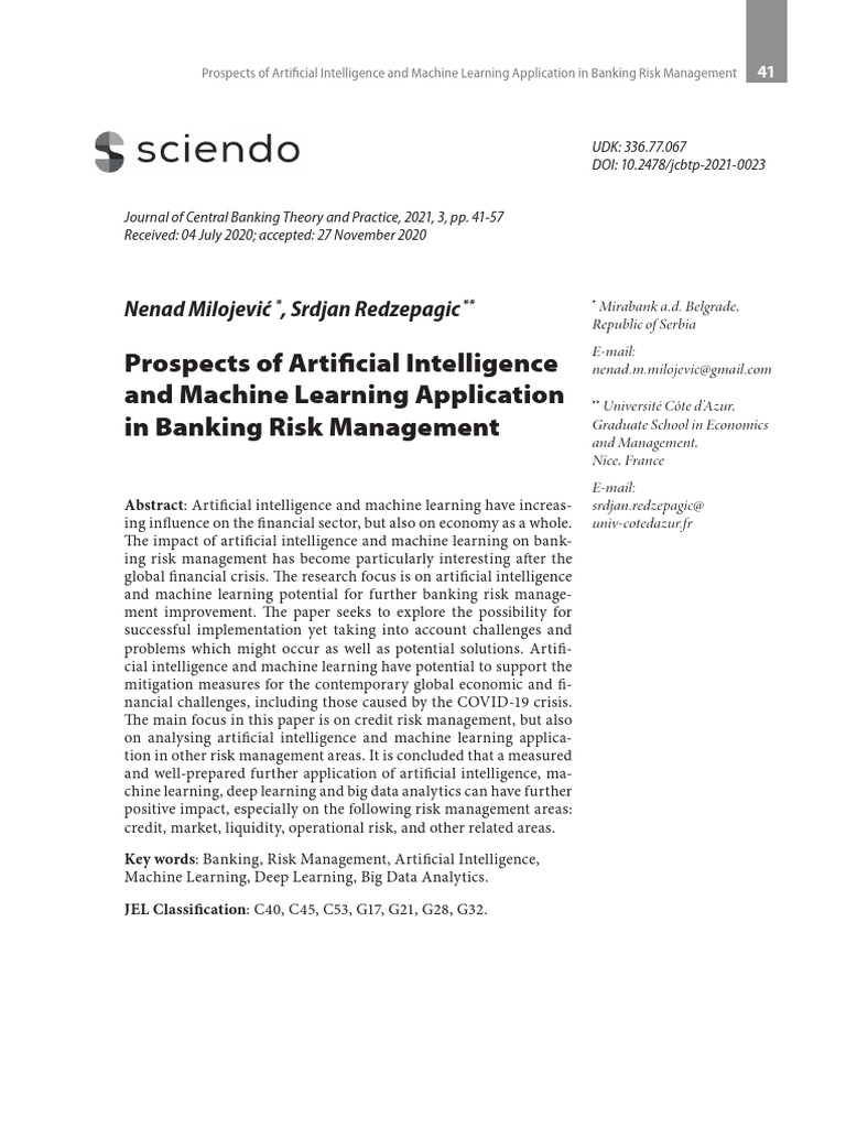 Prospects of Artificial Intelligence | PDF | Machine Learning ...