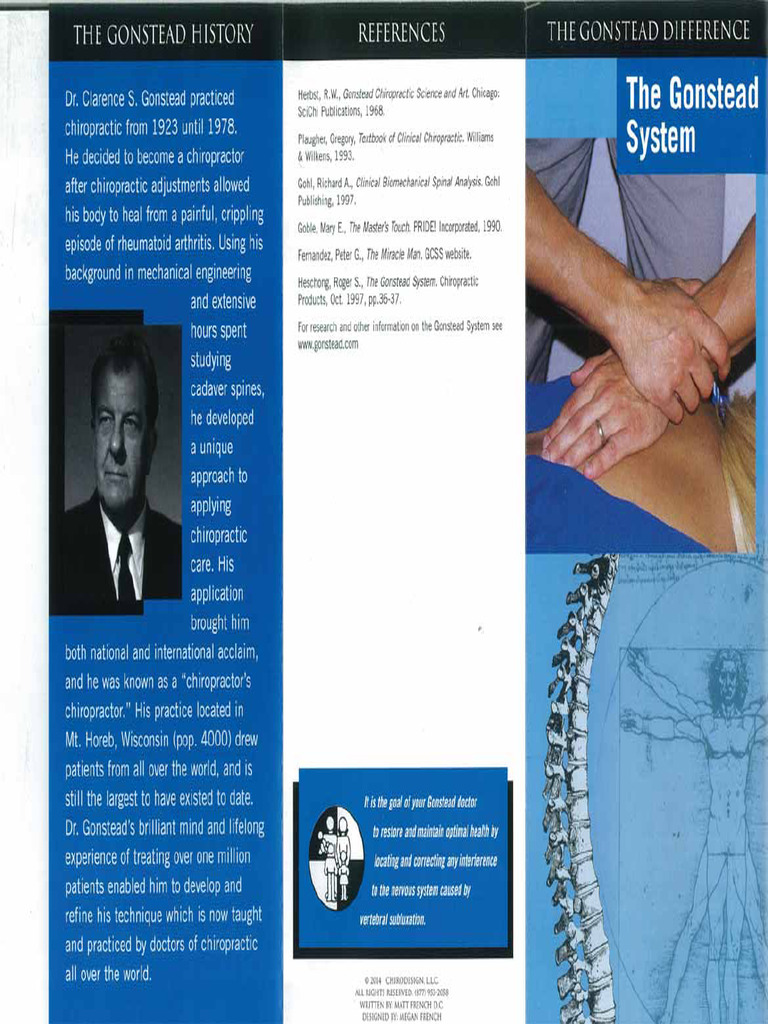 Leaflet Gonstead | PDF