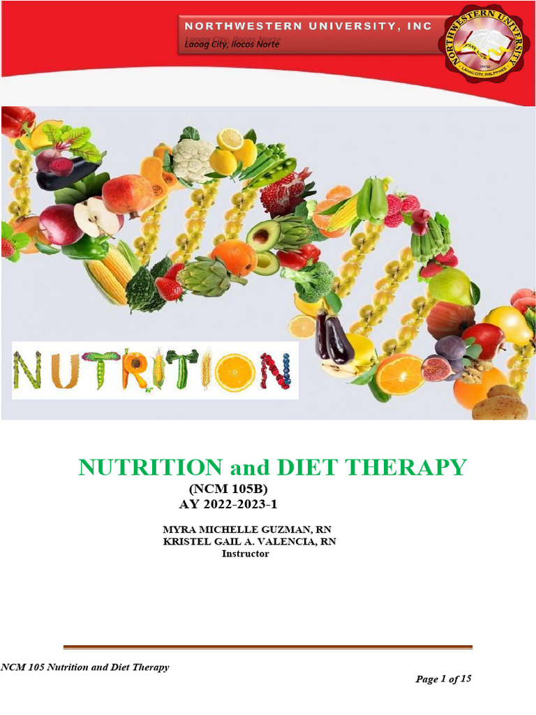 Module 3 Nutrition Care Process Adime 1 | PDF | Diet & Nutrition ...