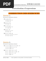 2nd Developpement Factorisation Exercices | PDF | Échecs