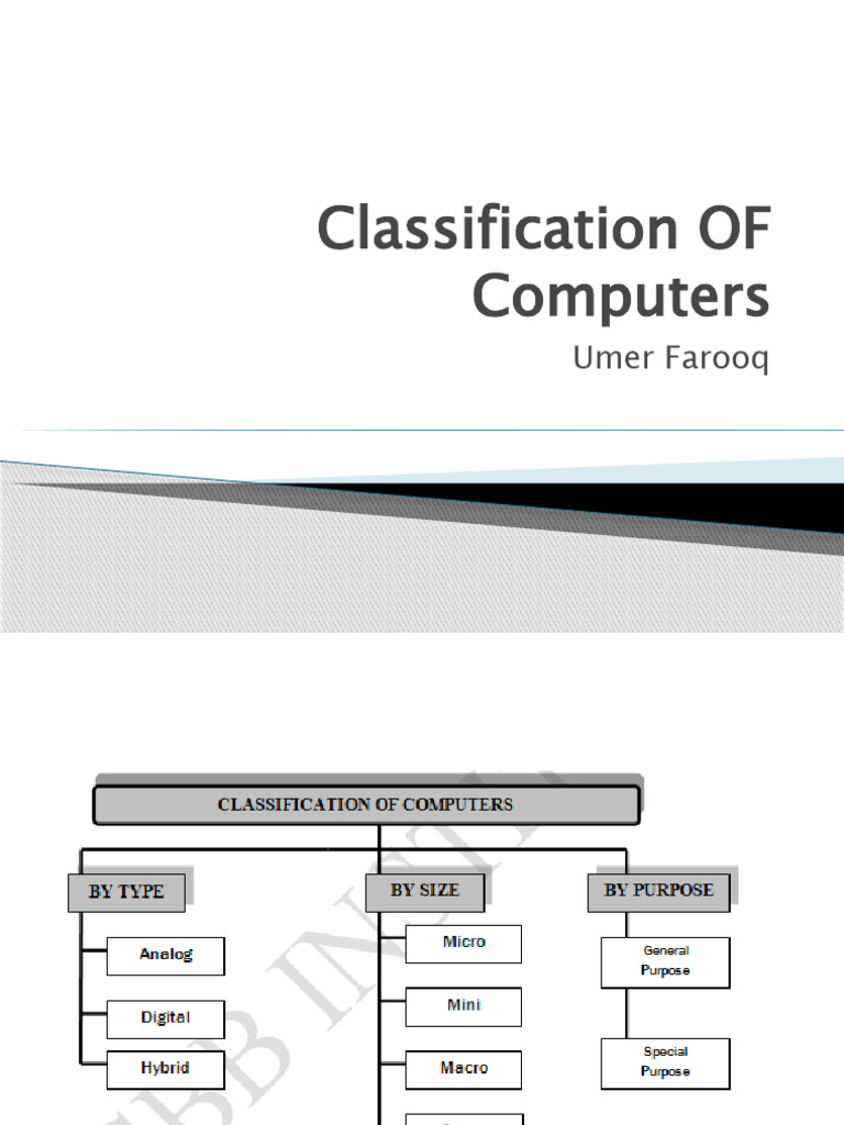 Classification of Computers | PDF