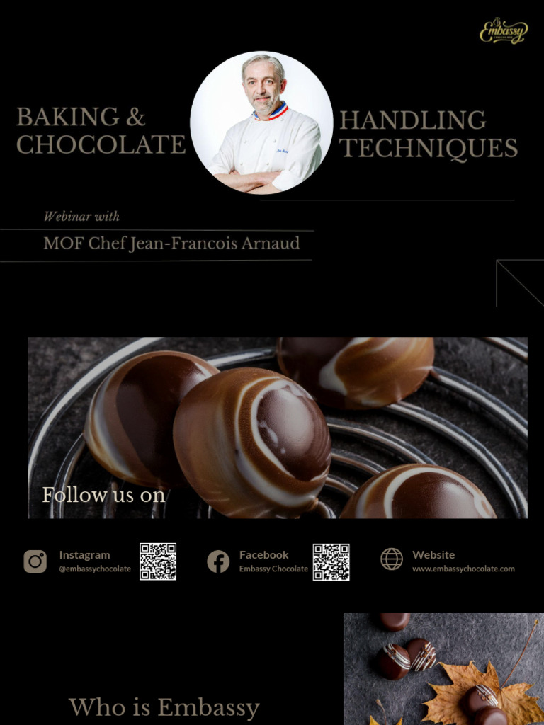 Baking & Chocolate Handling Techniques Webinar Presentation | PDF ...