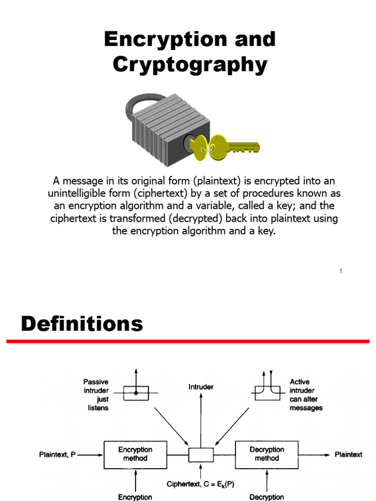 Encryption in Network Criptography | Download Free PDF | Cryptography | Cipher