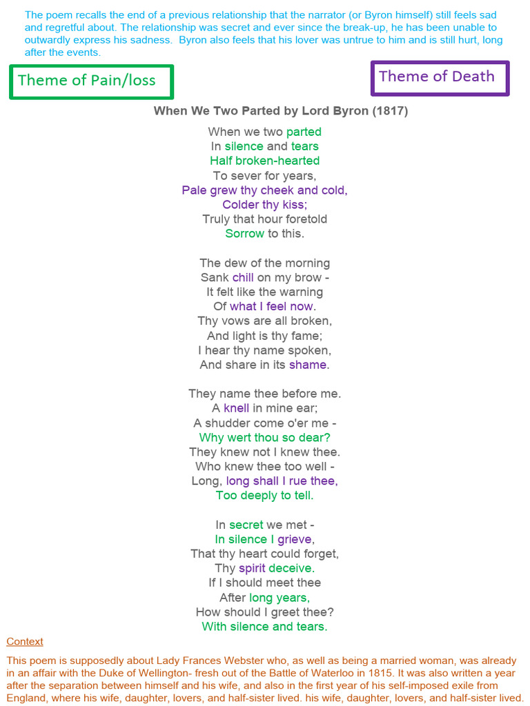 Love and Relationship Poety Analysis | PDF | Metre (Poetry) | Poetry