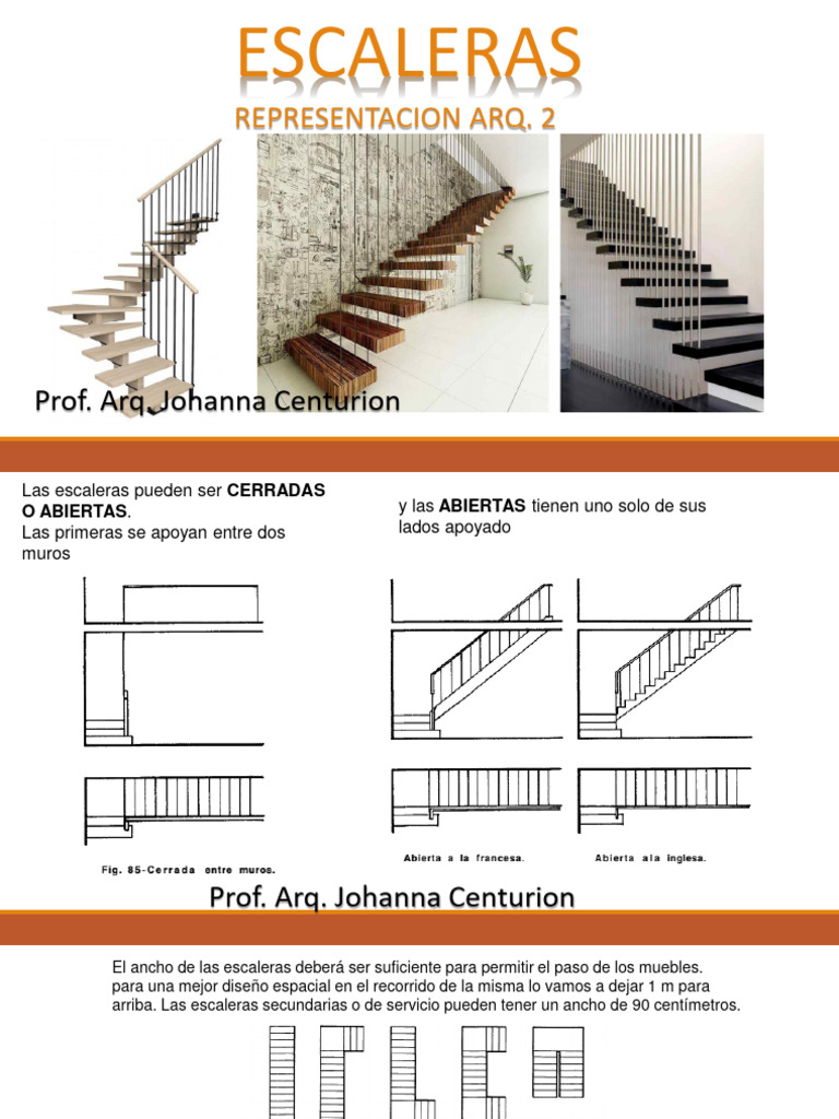 Calculo y Detalle de Escalera | PDF | Escalera