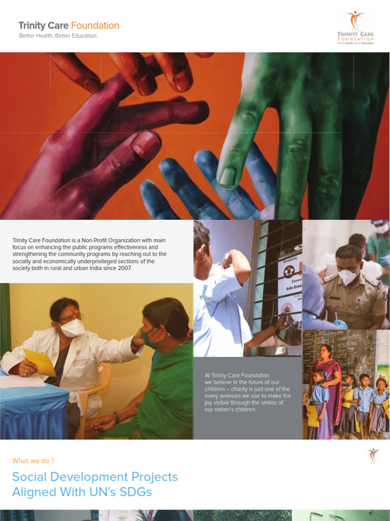 Trinity Care Foundation Profile | PDF | Corporate Social Responsibility ...