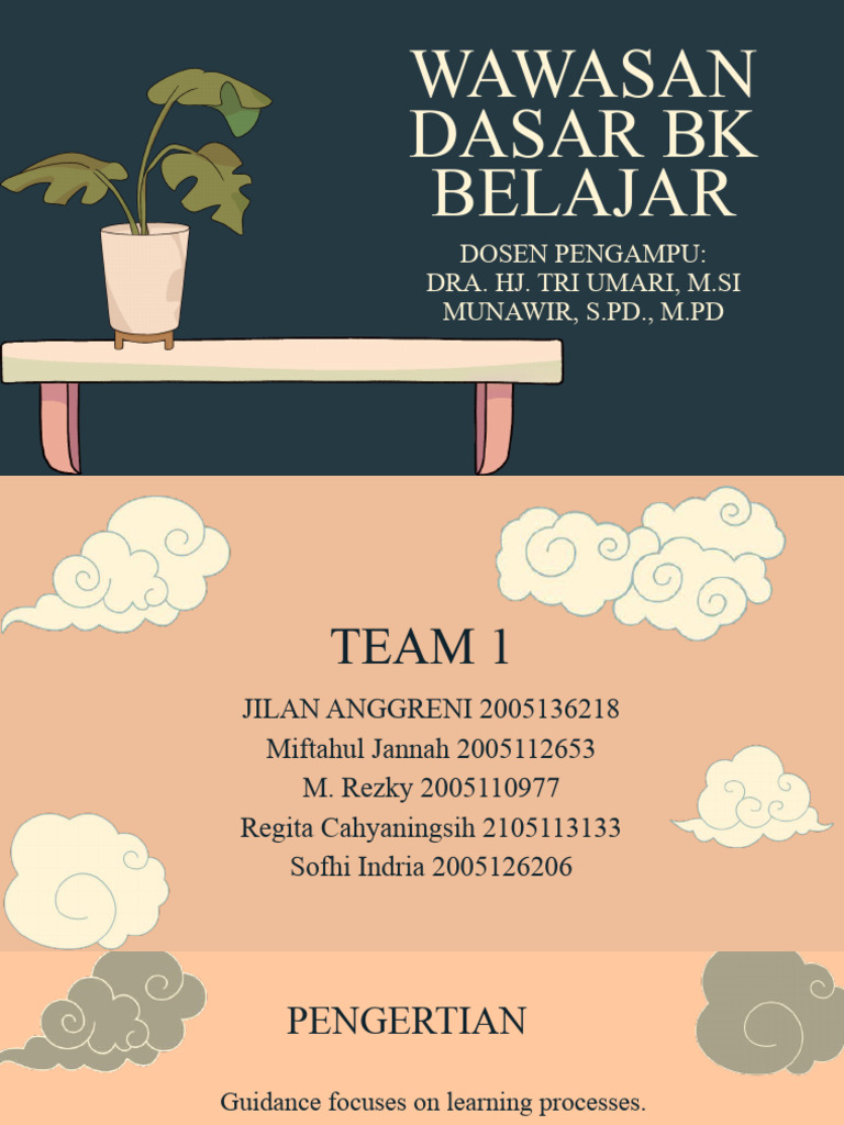 Wawasan Dasar BK Belajar | PDF