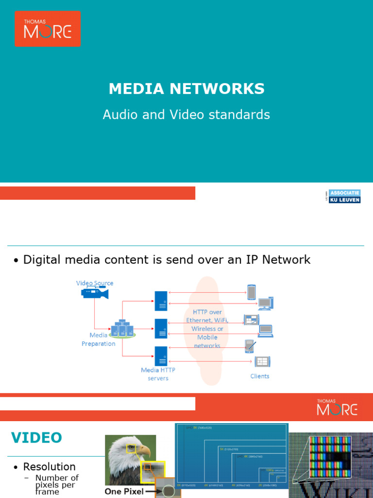 Media Networks - Audio and Video | PDF | Data Compression | Codec