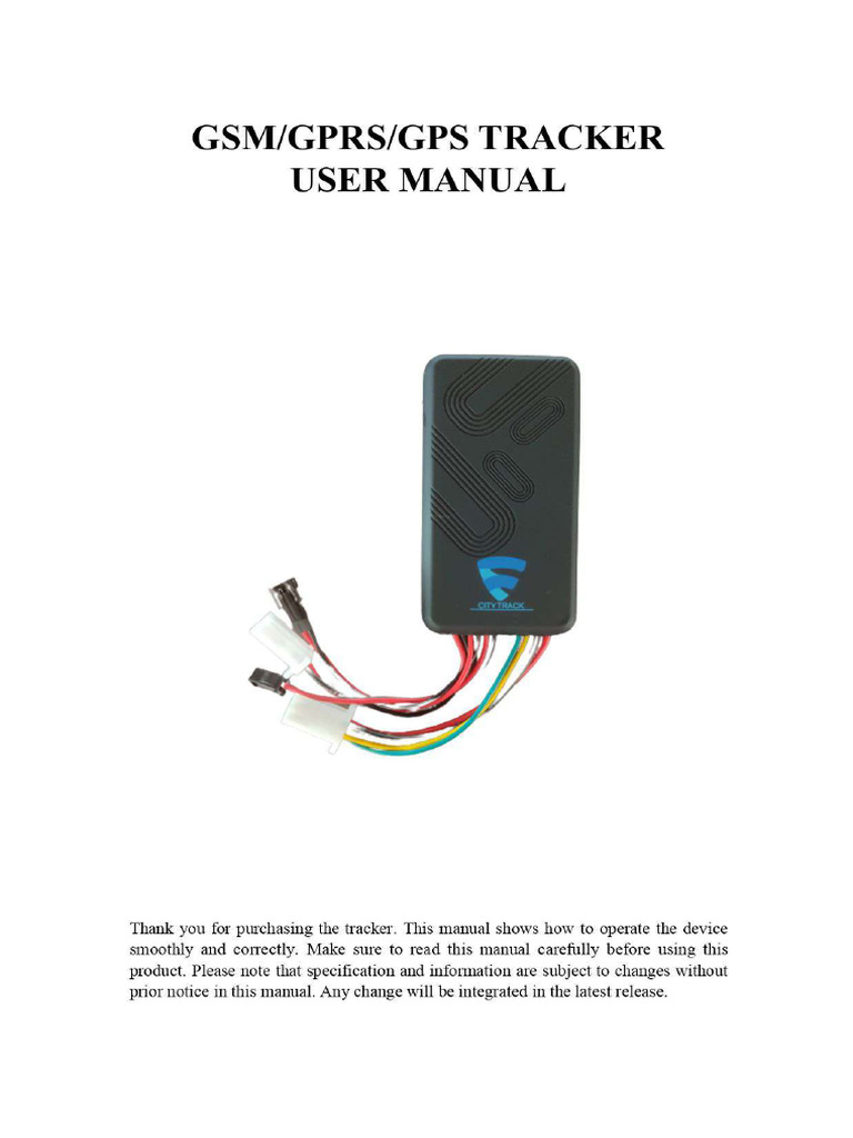 GT06 GPS Tracker User Manual - Page-0001 | PDF