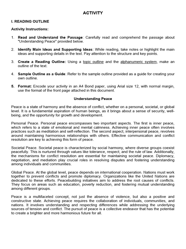 Outline Activity Eapp | PDF | Water Cycle | Water