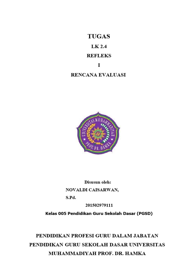 Lembar Refleksi Siklus 2 Rencana Evaluasi Ppg Daljab 2023 Novaldi
