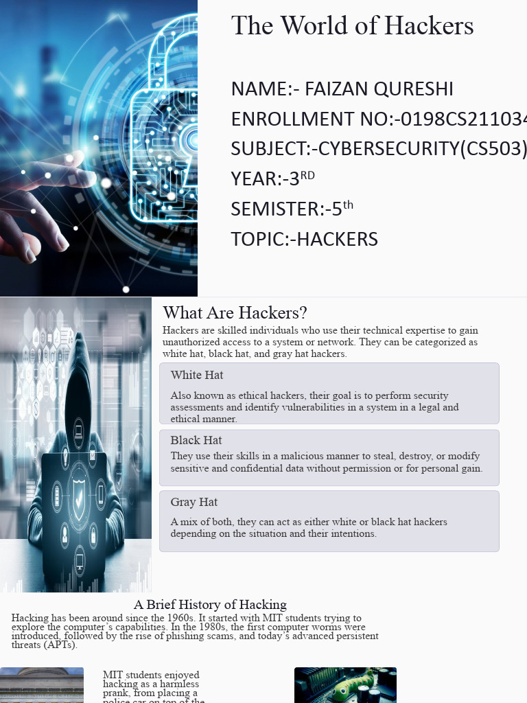 The World of Hackers | PDF | Security | Computer Security