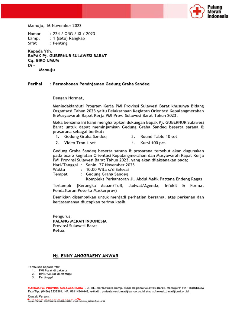 Surat PMI - 2023 | PDF