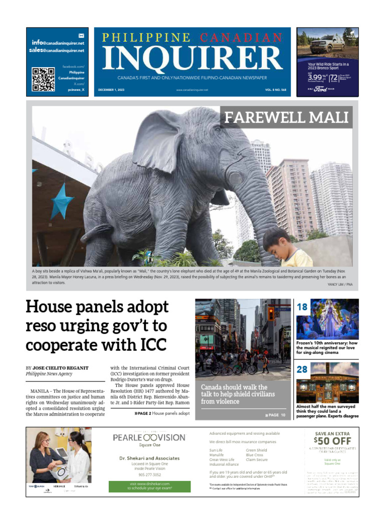 Philippine Canadian Inquirer #568 | PDF | Computer Security | Security