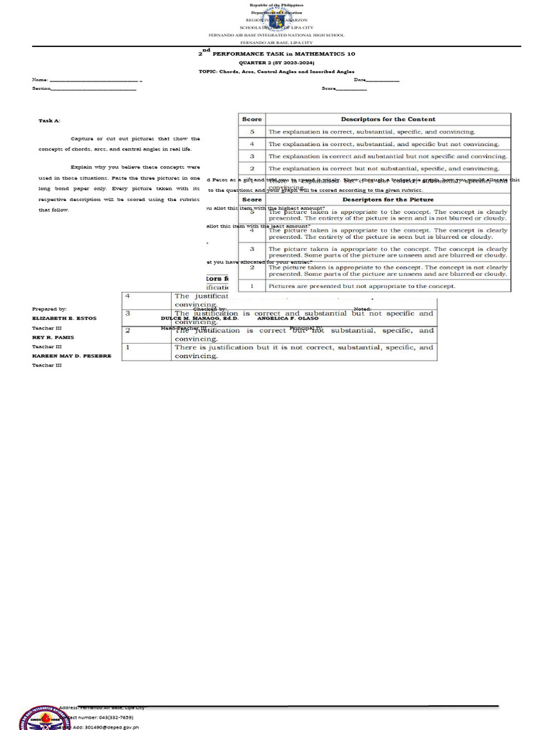 Q2 - Performance Task 02. | PDF