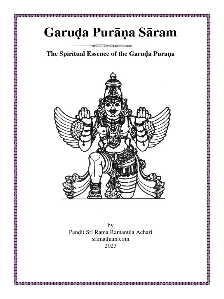 Garuda Purana Saram | PDF | Vishnu | Religious Belief And Doctrine