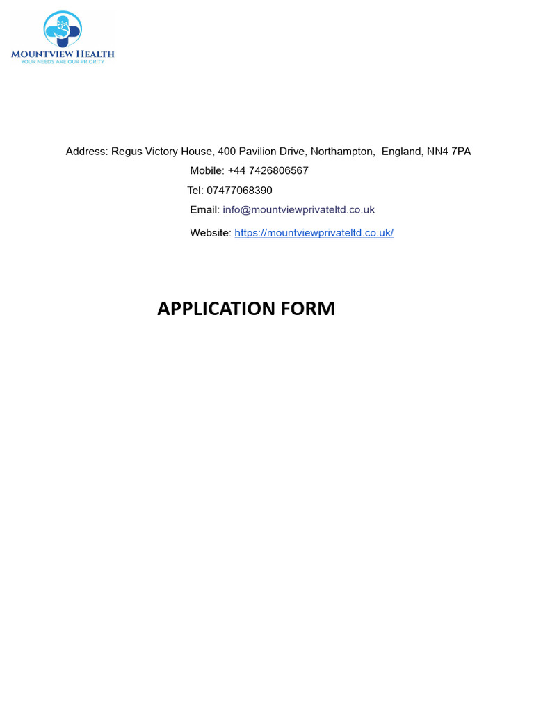 Application Form | PDF | Justice | Crime & Violence