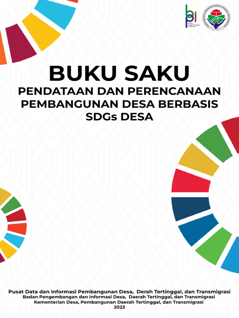 Buku Saku Pendataan Dan Perencanaan Pembangunan Desa Berbasis Sdgs Desa 090823 All | PDF