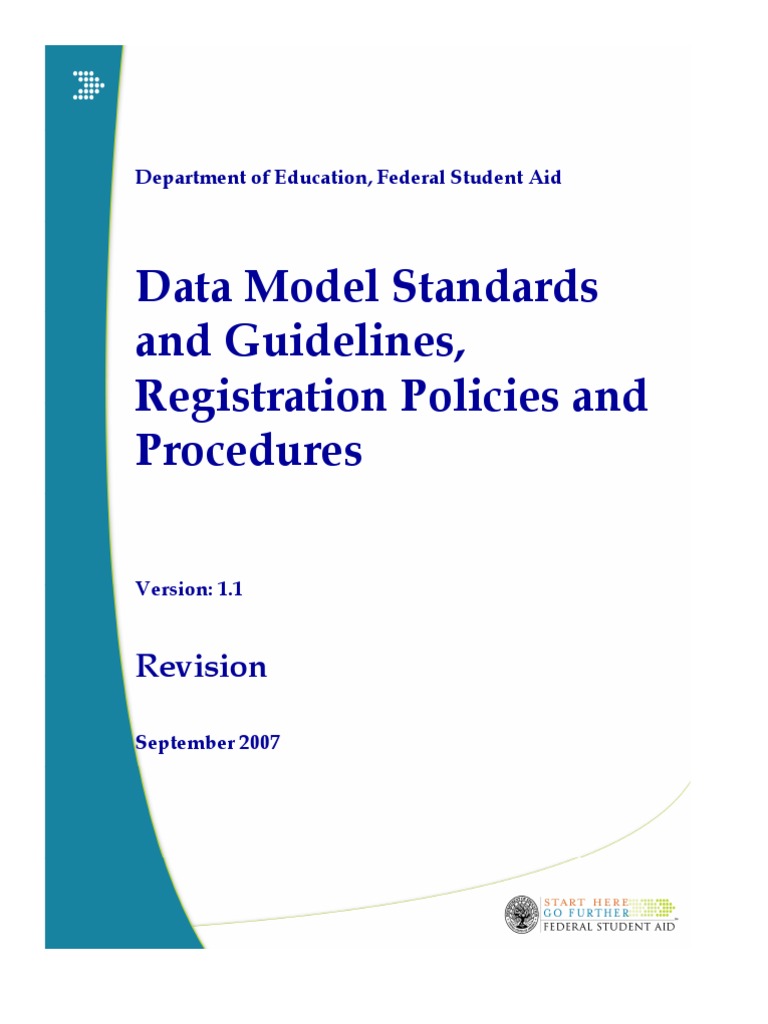 Data Model Standards and Guidelines - Department of Education | PDF