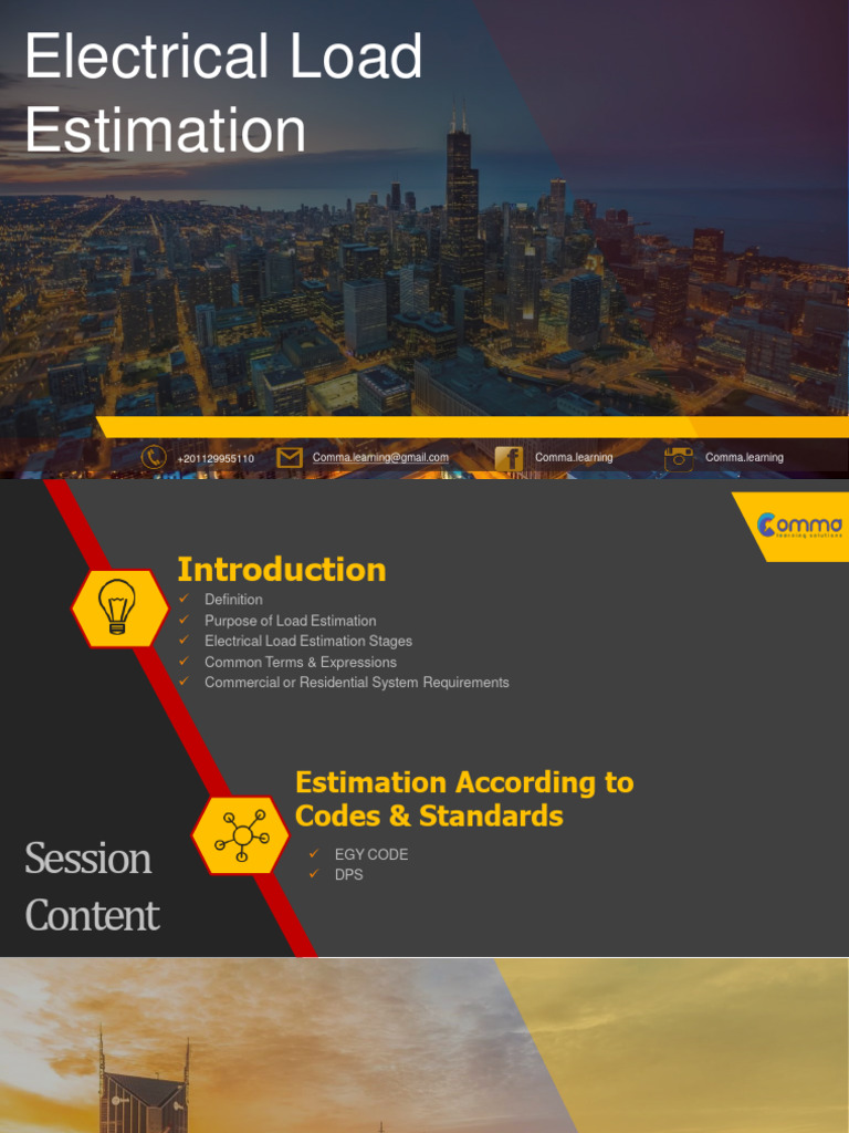 Electrical Load Estimation Guide | PDF | Demand | Manufactured Goods