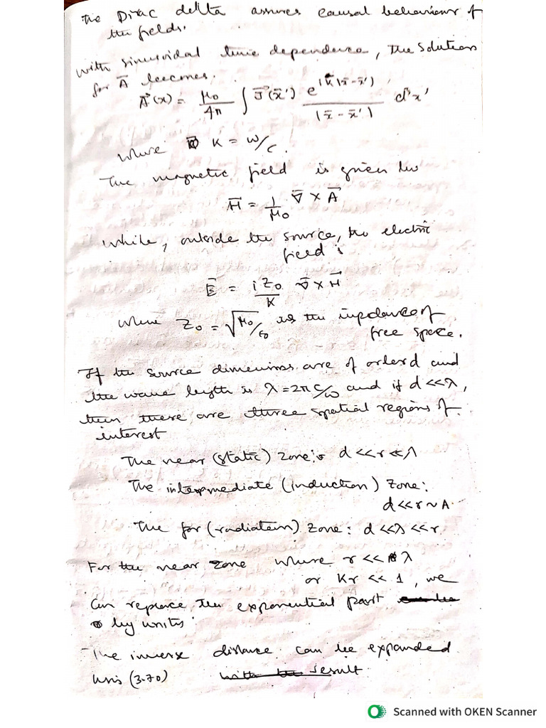Electrodynamics II Notes 3 PH501 | PDF