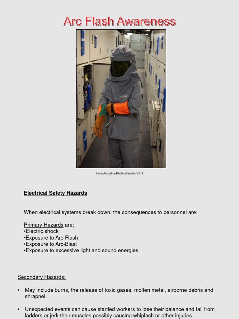 Arc Flash | PDF | Personal Protective Equipment | Insulator (Electricity)