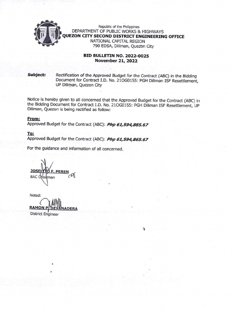 PGH Diliman ISF Resettlement | PDF