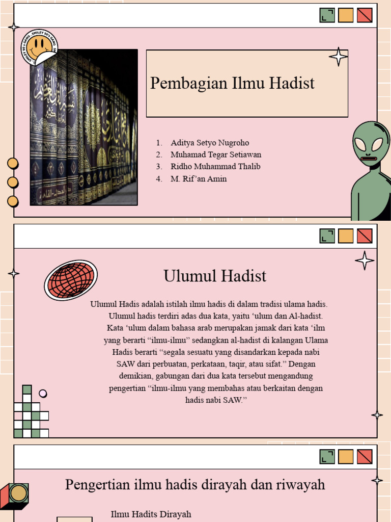 Pembagian Ilmu Hadist | PDF | Agama & Spiritualitas