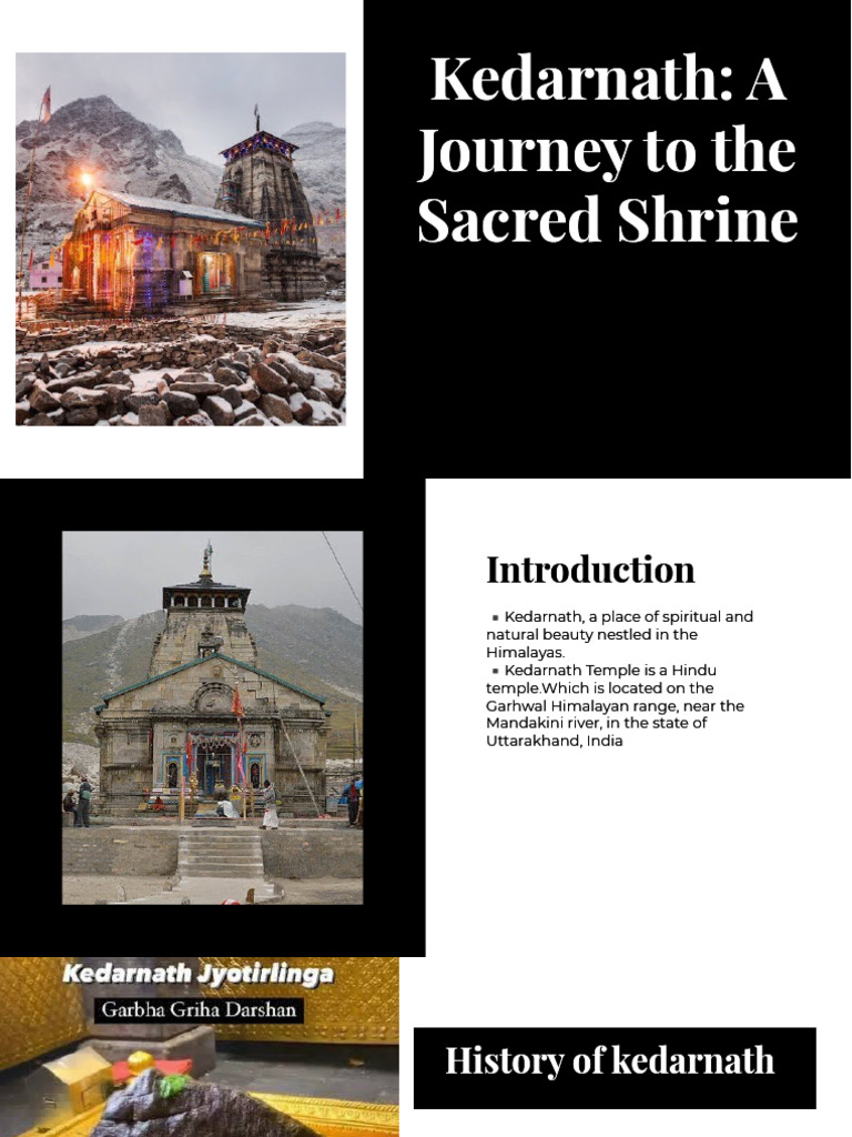 Kedarnath A Journey To The Sacred Shirne | PDF