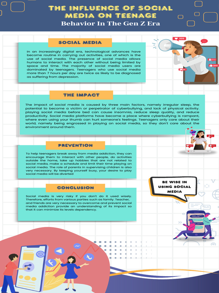 The Influence of Social Media On Teenagers | PDF