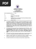 Accomplishment Report - INSET - 2024 | PDF | Human Communication | Learning