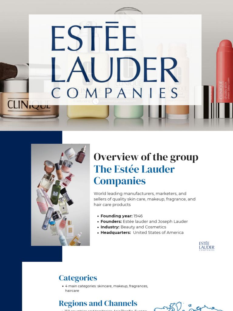Estee Lauder | PDF | Cosmetics | Toiletry