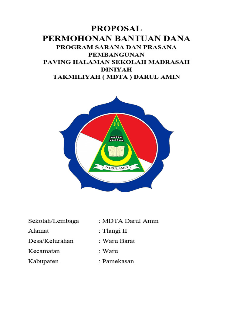 PROPOSAL MDTA (Paving) | PDF