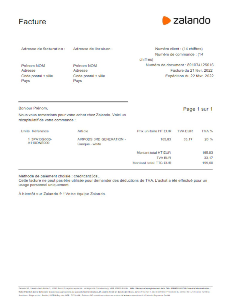 Zalando PDF | PDF