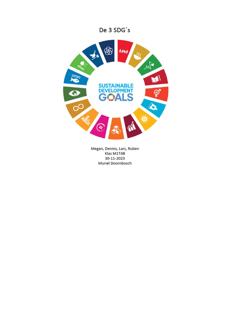De 3 SDG's | PDF