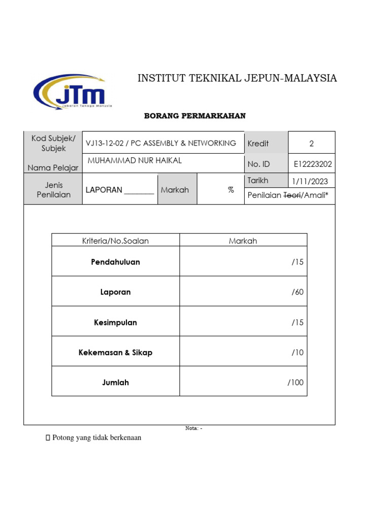 PC Assembly | PDF