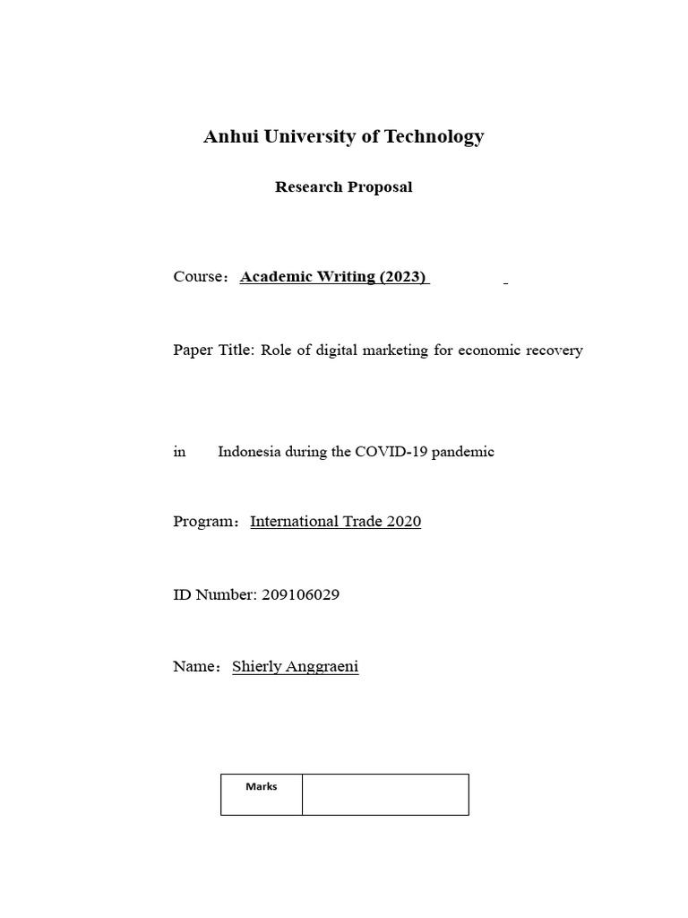 Final Exam - Research Proposal | PDF