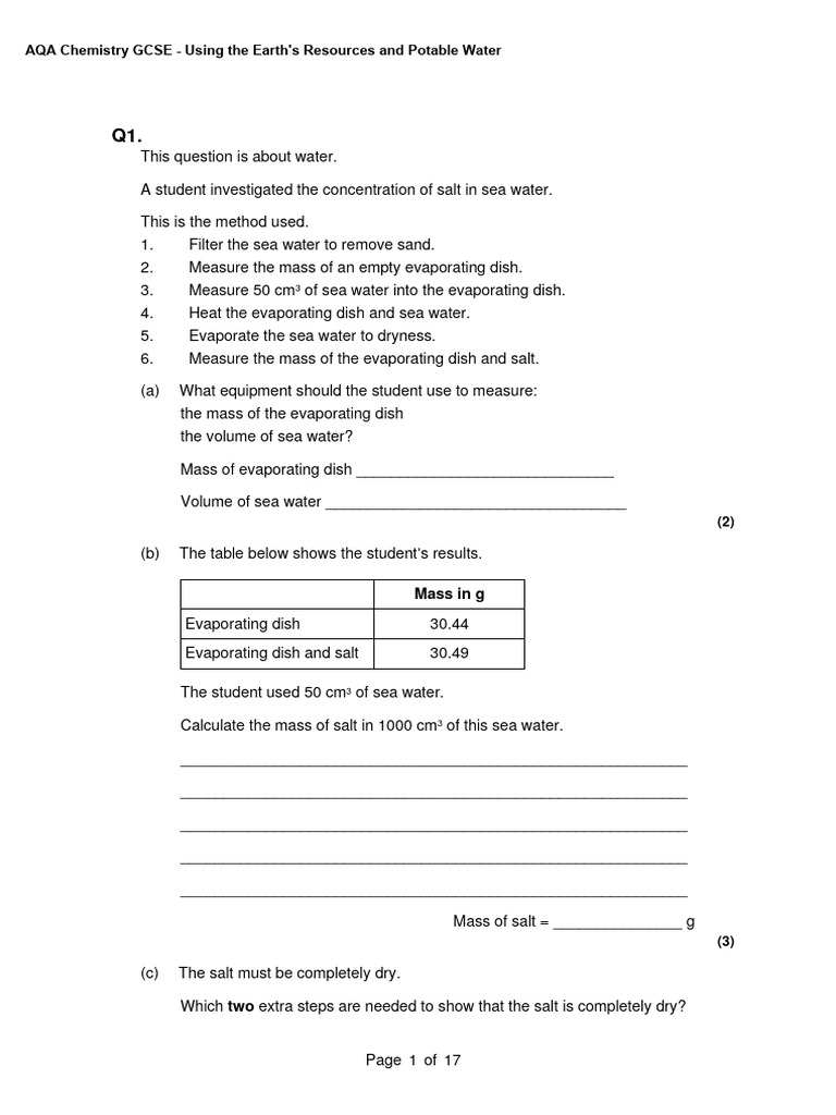 Potable Water Testing and Production Methods | PDF | Sewage Treatment ...