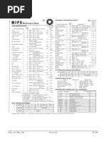 MIPS Reference Data | PDF | Office Equipment | Computer Programming