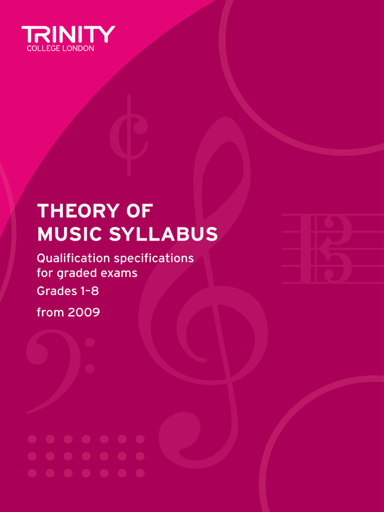 Theory of Music Syllabus - ONLINE | PDF | Chord (Music) | Minor Scale