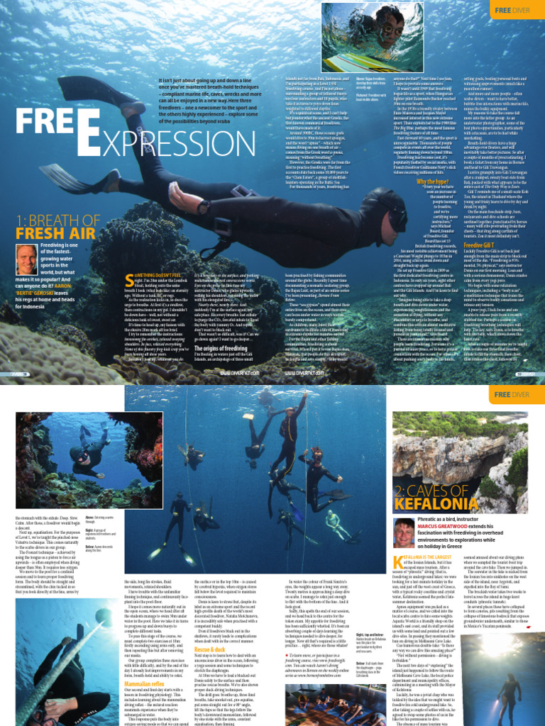 Freediving | PDF | Scuba Diving | Underwater Diving