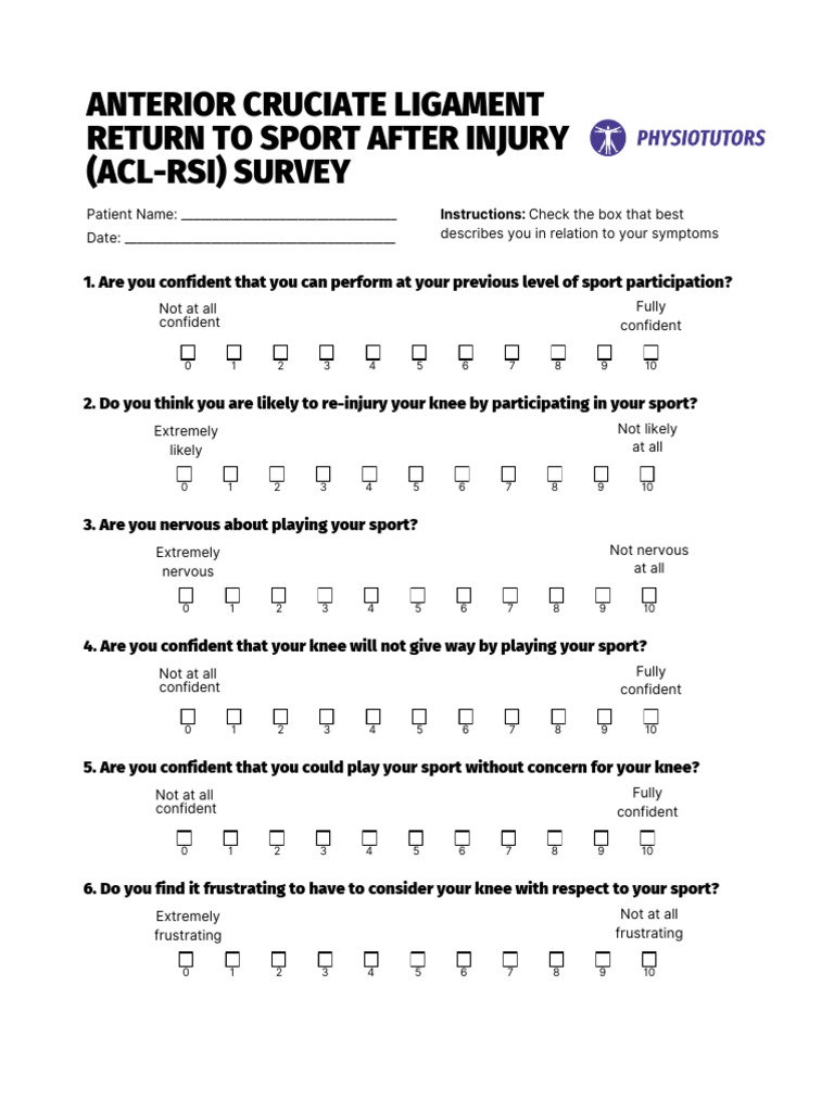 Acl Rsi | Download Free PDF | Knee | Injury