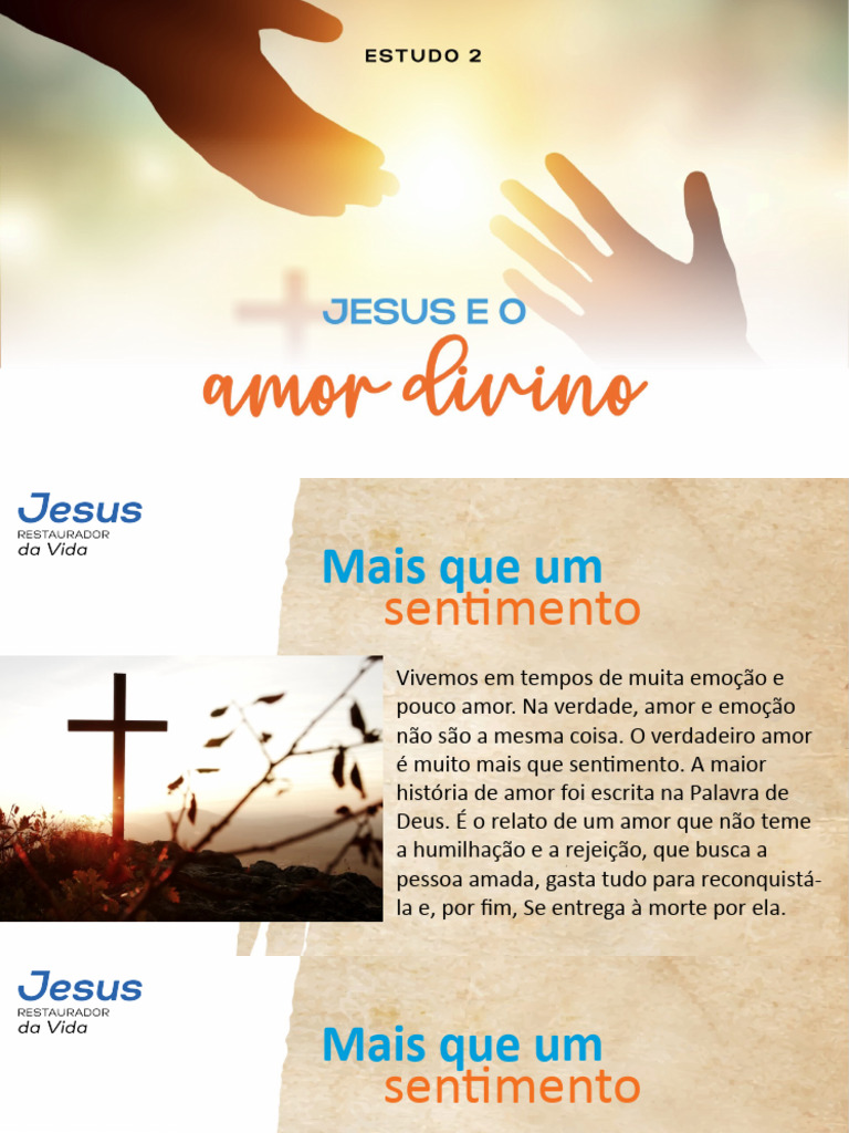 02 Jesus e o Amor Divino | PDF | Amor | Deus