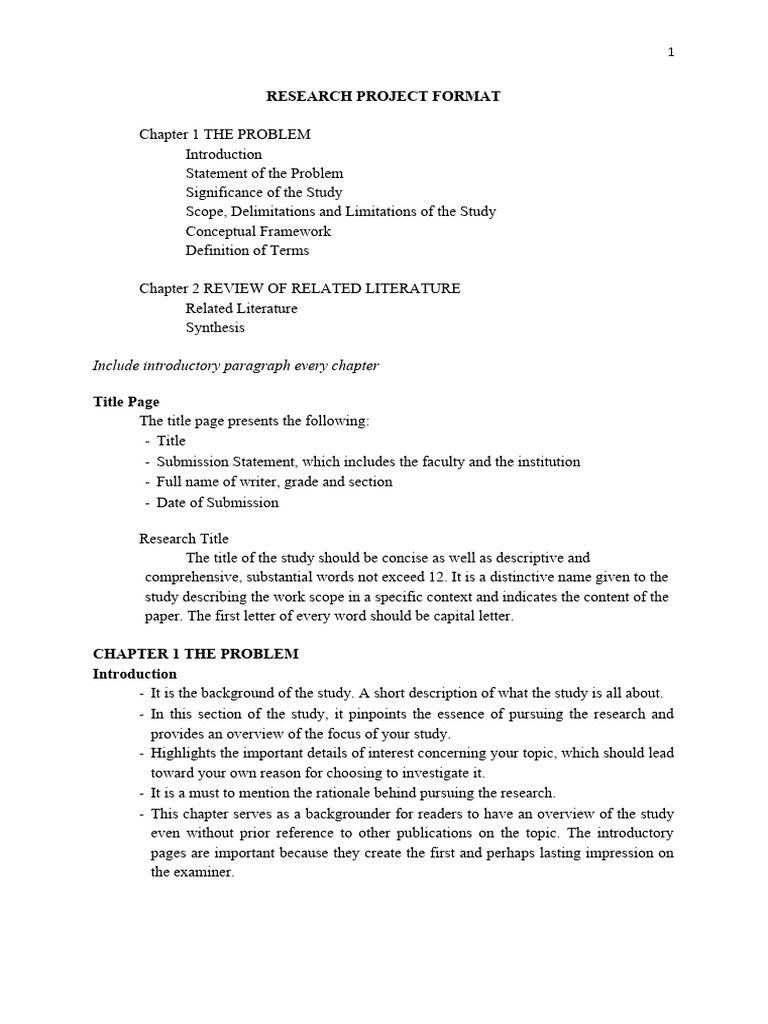 Format Chapter 1 | PDF | Scope (Computer Science) | Science