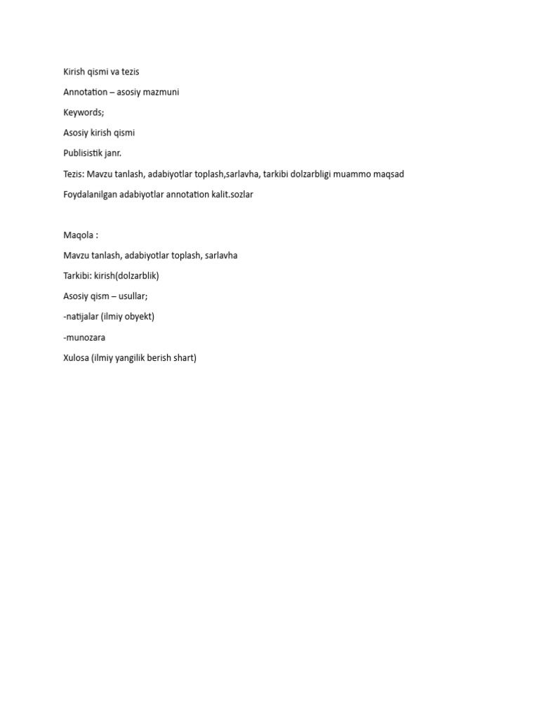 Maqola Methods | PDF