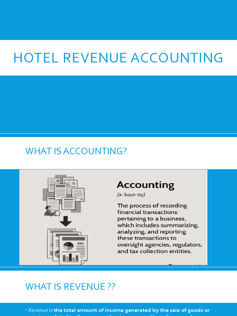 Hotel Revenue Accounting (Chapter 1) | PDF | Discounts And Allowances ...
