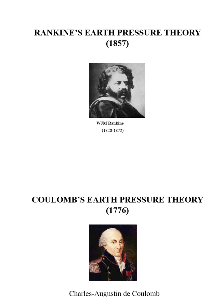 5 Earth Pressure Theories | PDF | Friction | Physical Sciences