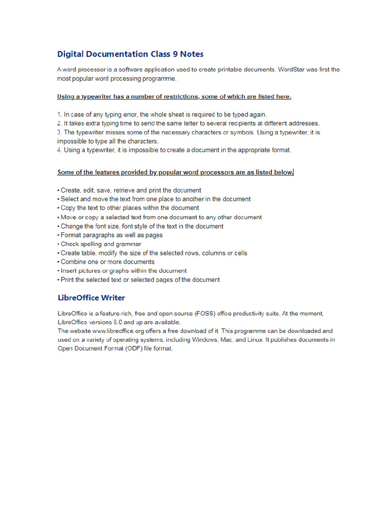 Digital Documentation | PDF